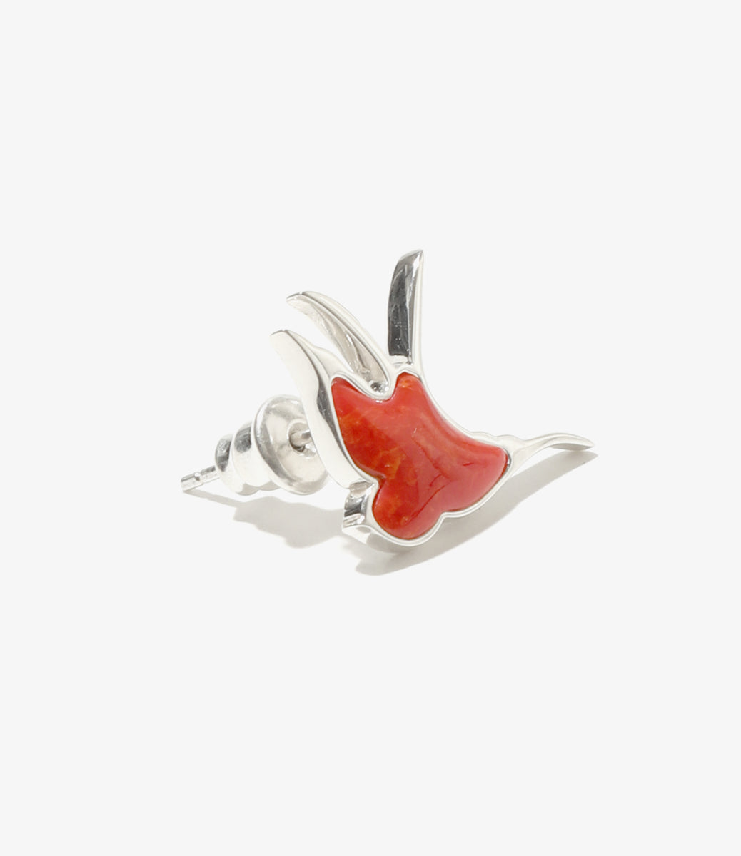 Swallow Motif One Ear Earring - Artificial Stone – NEPENTHES ONLINE STORE