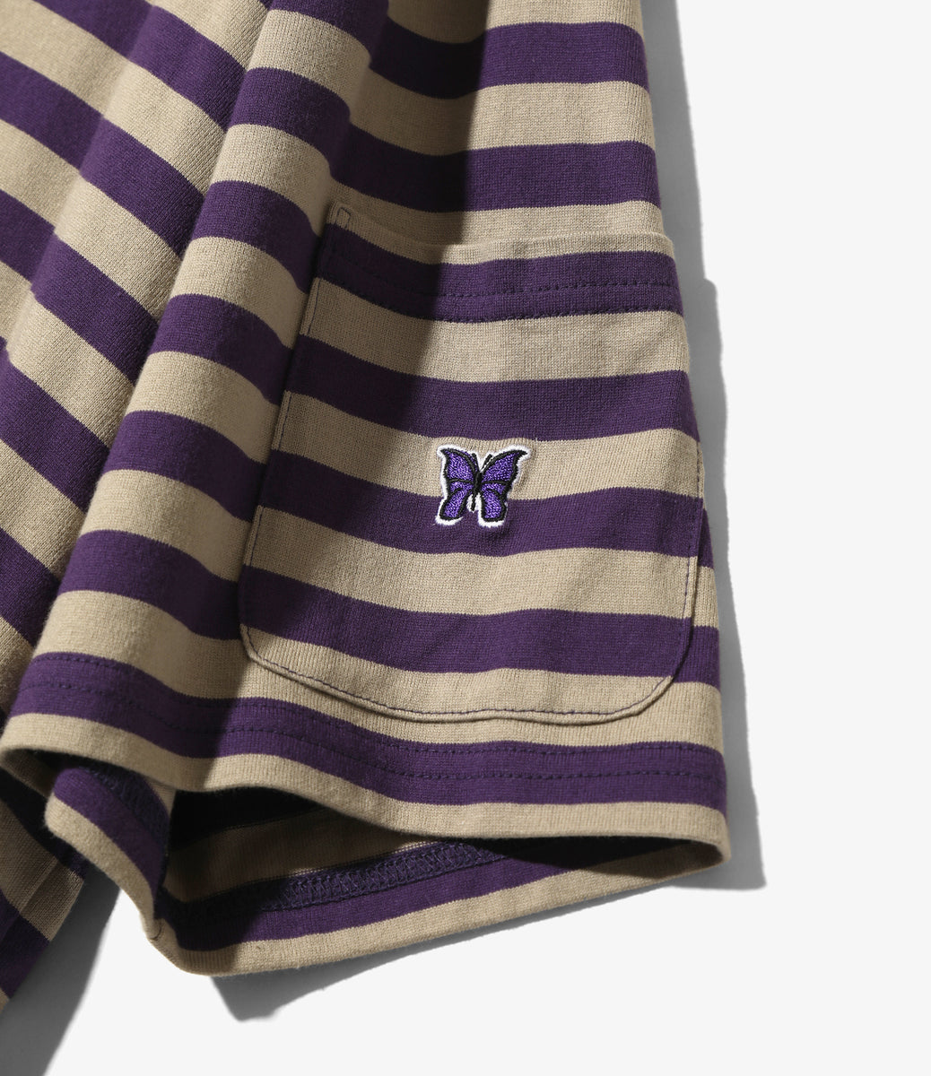 S/S Crew Neck Tee - Cotton Stripe Jersey – NEPENTHES ONLINE STORE