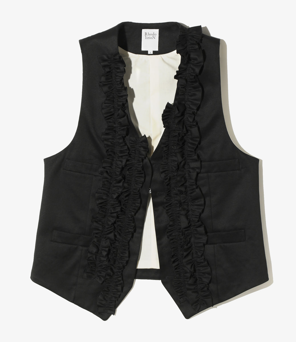 Frill Vest - Chino Cloth – NEPENTHES ONLINE STORE