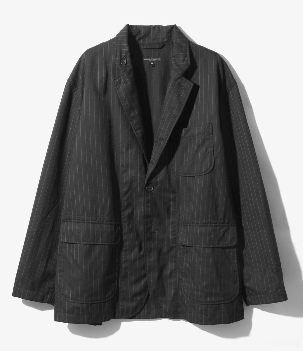 Loiter Jacket - Chalk Stripe Worsted Wool – NEPENTHES ONLINE STORE