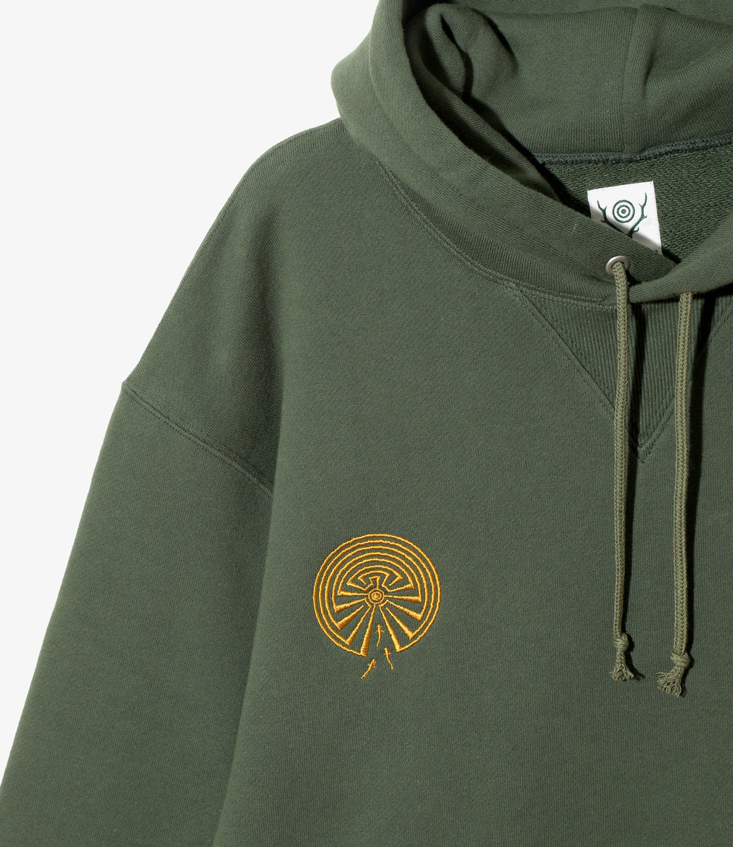 Emb. Hooded Sweat Shirt - Cotton French Terry – NEPENTHES ONLINE STORE