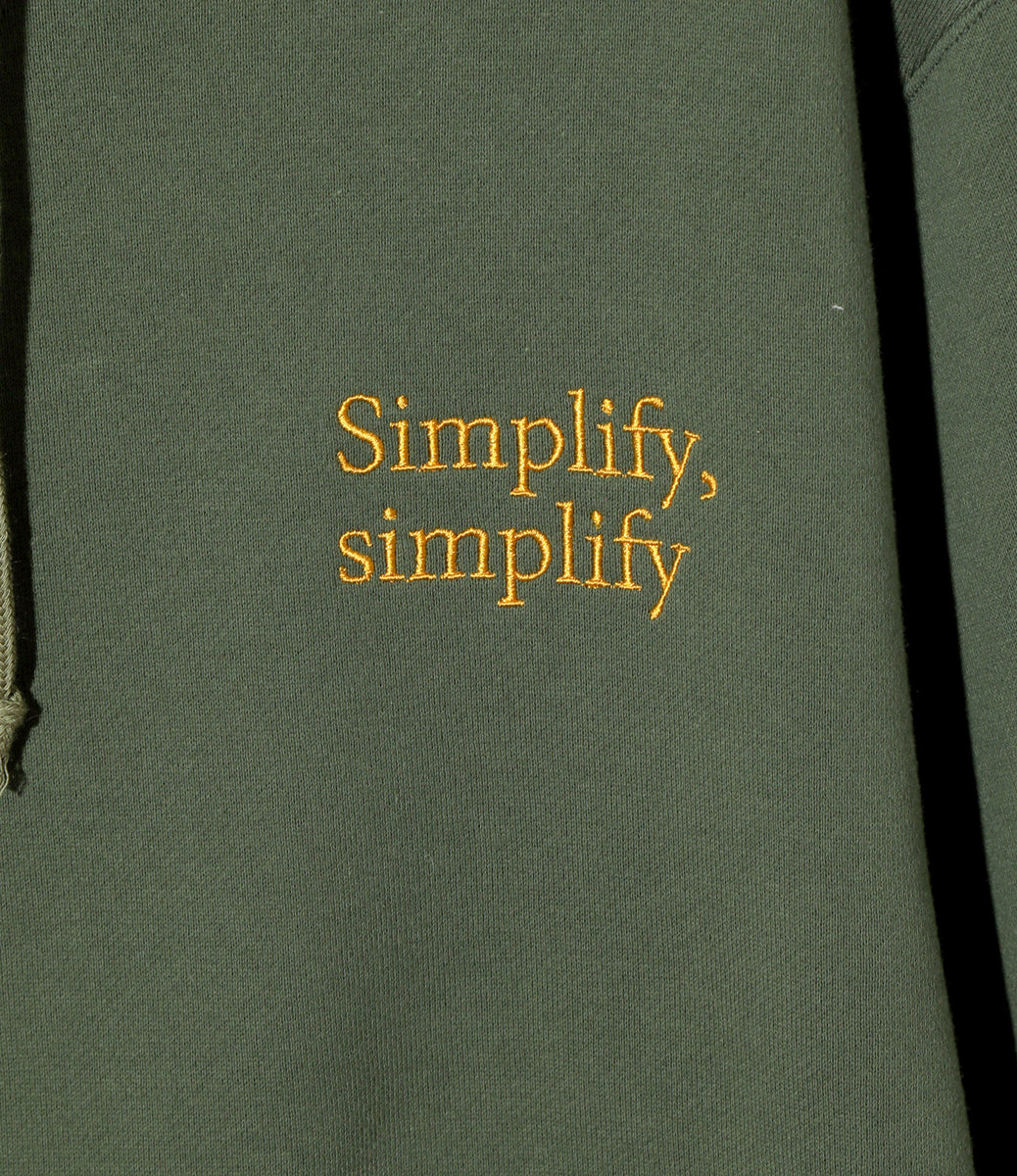 Emb. Hooded Sweat Shirt - Cotton French Terry – NEPENTHES ONLINE STORE