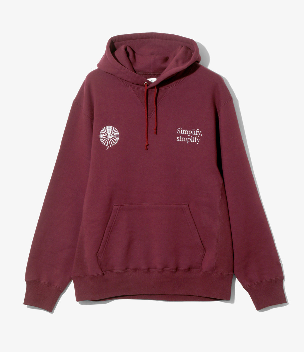 Emb. Hooded Sweat Shirt - Cotton French Terry – NEPENTHES ONLINE STORE