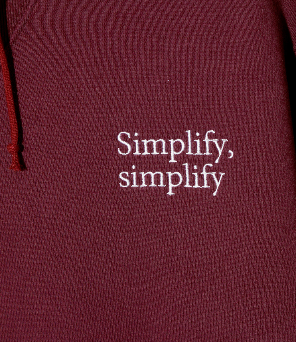 Emb. Hooded Sweat Shirt - Cotton French Terry – NEPENTHES ONLINE STORE