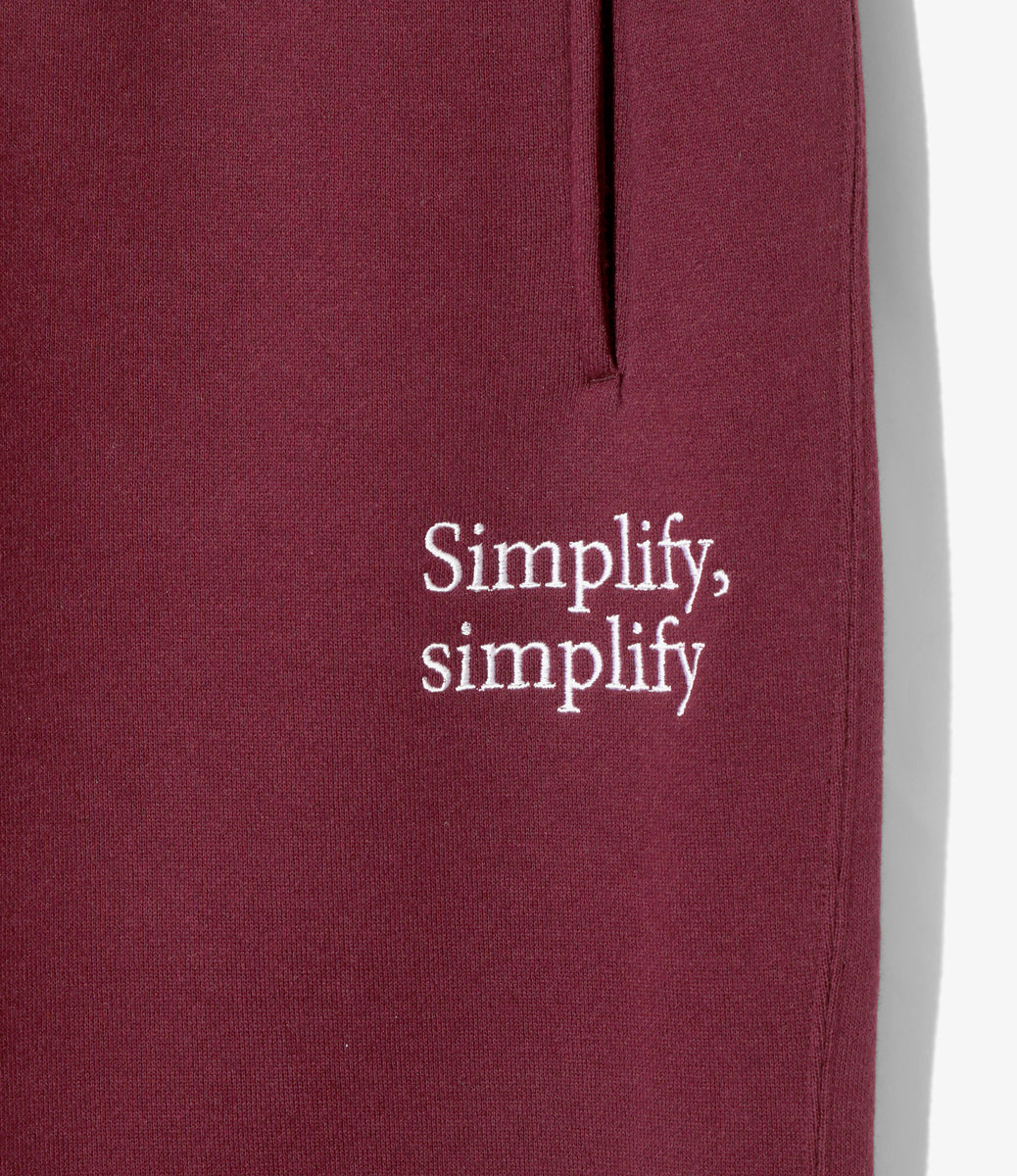 Emb. String Sweat Pant - Cotton French Terry – NEPENTHES ONLINE STORE