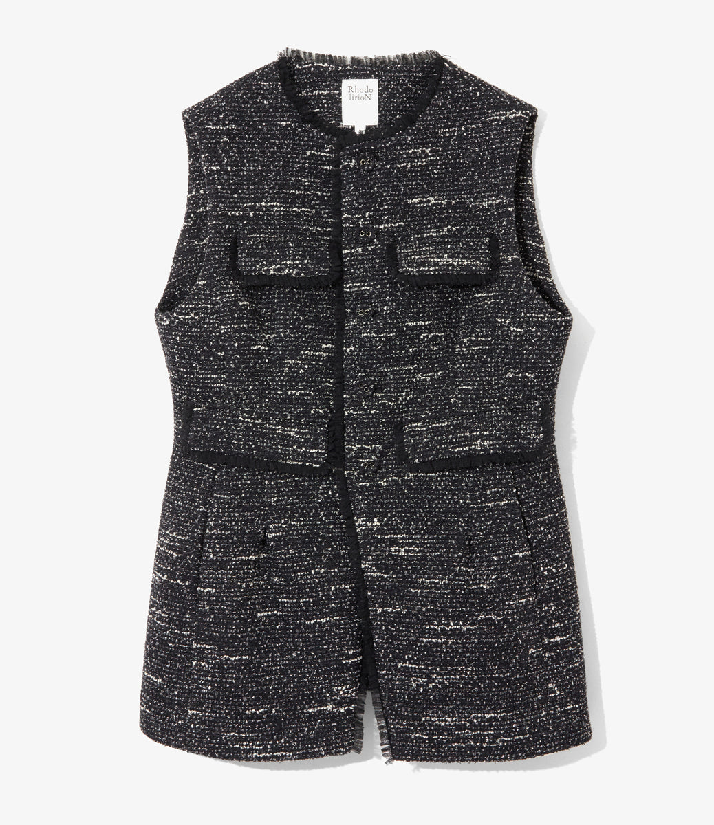 Sleeveless Jacket - Bonding Tweed – NEPENTHES ONLINE STORE