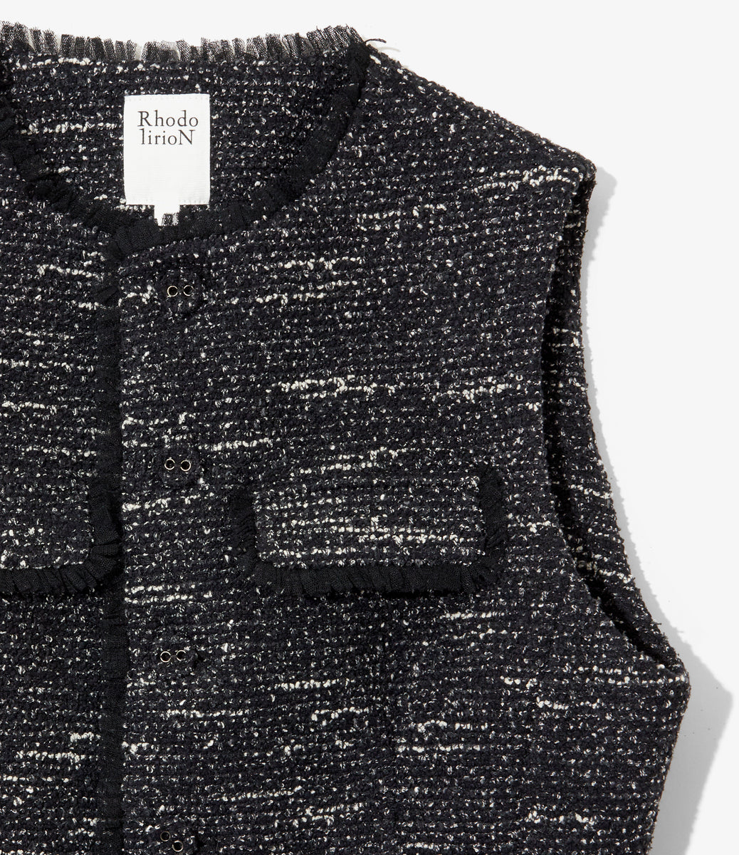 Sleeveless Jacket - Bonding Tweed – NEPENTHES ONLINE STORE